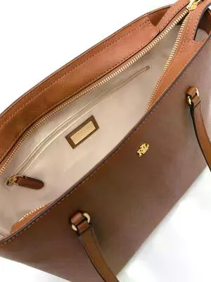 Ralph Lauren Karly Leather Tote Bag - Brown