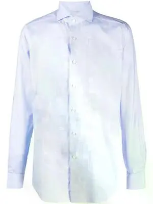 XACUS Cutaway-collar Organic Cotton Shirt