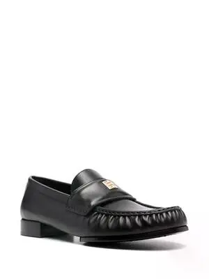 Givenchy 4g-plaque Leather Loafers