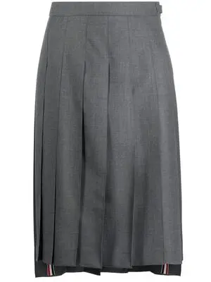 Thom Browne Pleated Midi Skirt