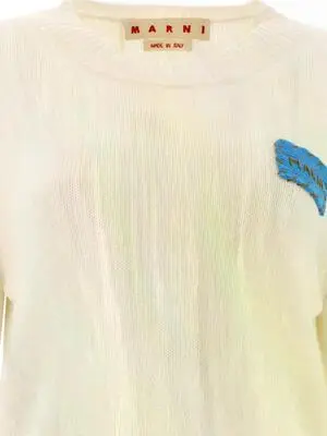 Marni Logo-appliqué Cashmere Jumper