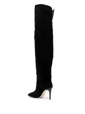 Paris Texas Stiletto 100mm Thigh-length Suede Boots
