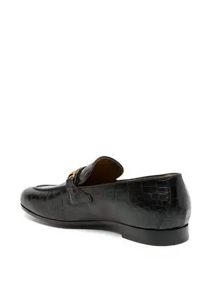 TOM FORD Crocodile-embossed Leather Loafers