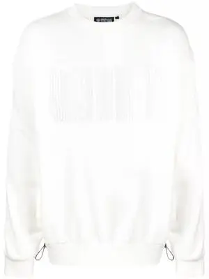 MOSTLY HEARD RARELY SEEN Logo-embroidered Panelled Sweatshirt