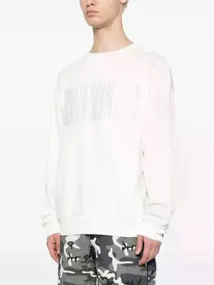 MOSTLY HEARD RARELY SEEN Logo-embroidered Panelled Sweatshirt