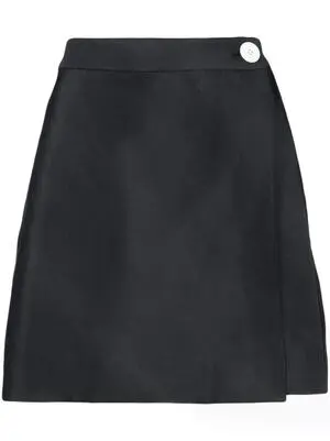 LEE MATHEWS Button-detail High-waist Miniskirt