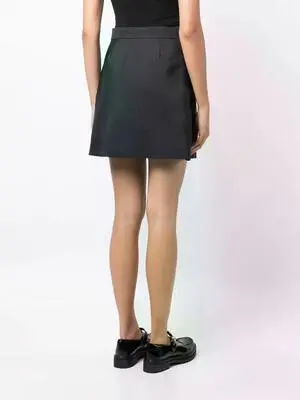 LEE MATHEWS Button-detail High-waist Miniskirt