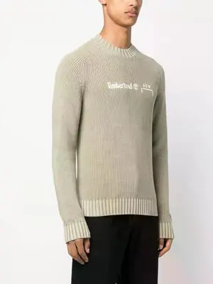 A-COLD-WALL* X Timberland Logo-print Cotton Jumper