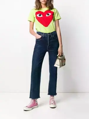 Play Comme Des Garcon Heart Print T-shirt