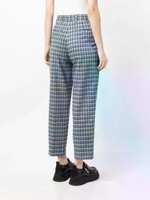 Paul Smith Check-pattern Cropped Trousers