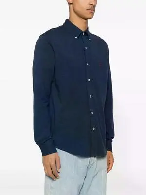 Polo Ralph Lauren Logo-embroidered Button-down Shirt - Blue