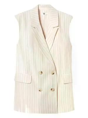 TWINSET Striped Double-breasted Waistcoat