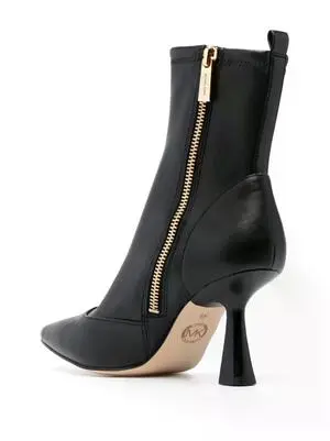 Michael Kors Clara 80mm Leather Ankle Boots