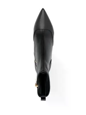 Michael Kors Clara 80mm Leather Ankle Boots