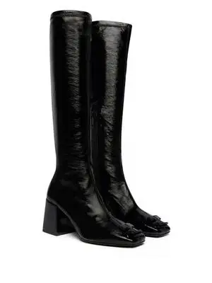 COURREGES Reedition Ac Vinyl Boots - Black