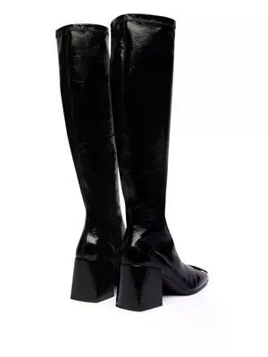 COURREGES Reedition Ac Vinyl Boots - Black