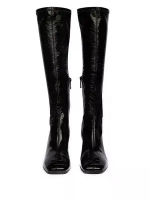 COURREGES Reedition Ac Vinyl Boots - Black