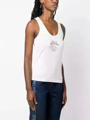 Stella McCartney Logo-print Racerback Top