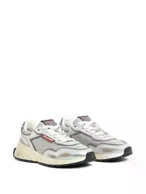 Dsquared2 Distressed Finish Lace-up Sneakers - Grey