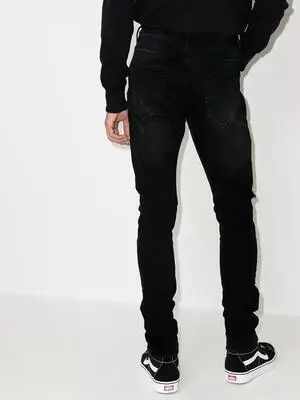 PURPLE BRAND Slim Fit Ripped Jeans
