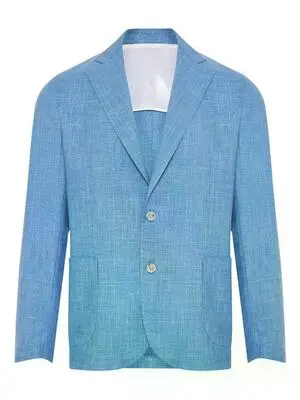 BARBA NAPOLI Single-breasted Blazer - Blue