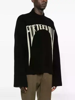 Rick Owens Intarsia-knit Virgin Wool Sweater