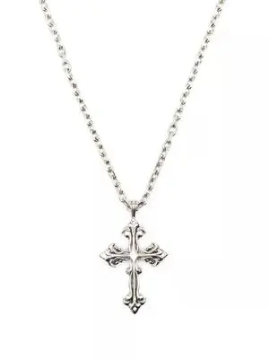 Emanuele Bicocchi Cross Pendant Necklace - Silver