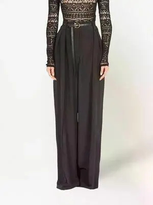 FERRAGAMO Belted Palazzo Trousers