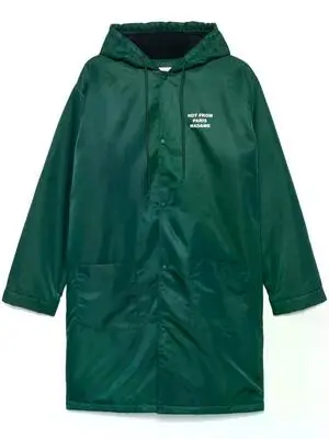Drole De Monsieur La Parka Slogan Coat