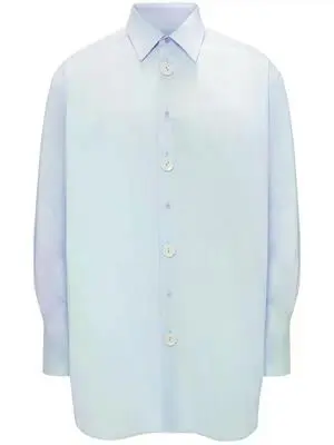 JW Anderson Anchor-embroidered Cotton Shirt