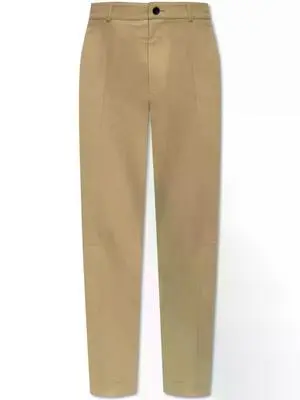 Burberry Cotton Trousers - Neutrals