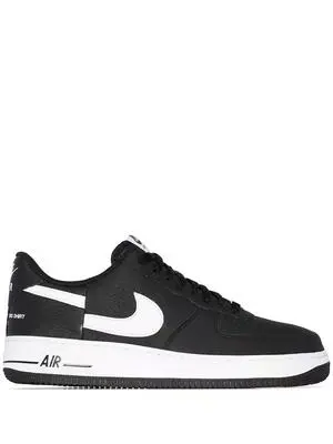 Nike X Supreme X Comme Des Garçons Air Force 1 Low Sneakers - Black