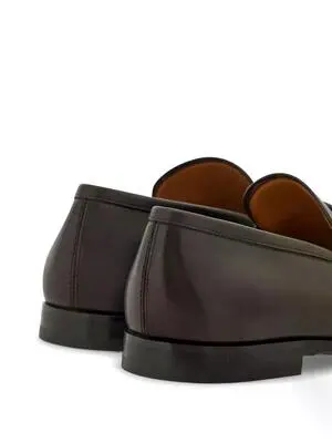 FERRAGAMO Gancini Leather Loafers