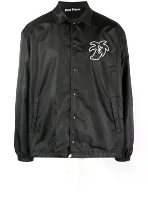 Palm Angels Logo-patch Lightweight Jacket