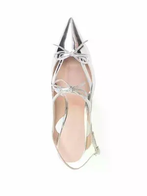 SCAROSSO X Paula Cademartori Cinderella Leather Pumps