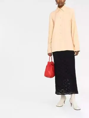 JIL SANDER Classic Collar Buttoned Blouse