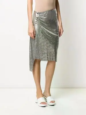 Rabanne Chainmail Ruched Skirt