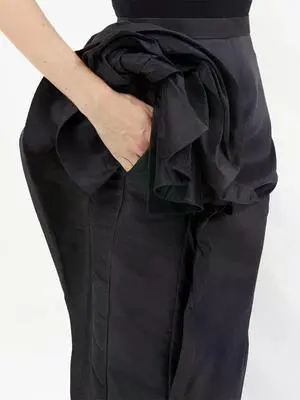 MAISON MARGIELA Moiré-effect Ruffled Midi Skirt