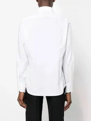 BILLIONAIRE Silver Cut Logo-print Shirt