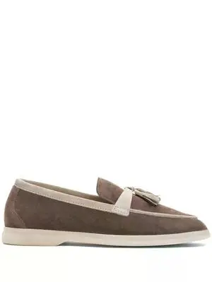 SCAROSSO Leandra Suede Loafers