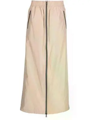 Brunello Cucinelli Two-way Zip-up Maxi Skirt - Neutrals