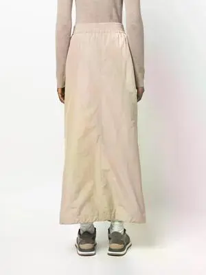 Brunello Cucinelli Two-way Zip-up Maxi Skirt - Neutrals
