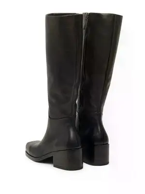 Marsèll Cassello Square-toe Leather Knee-high Boots