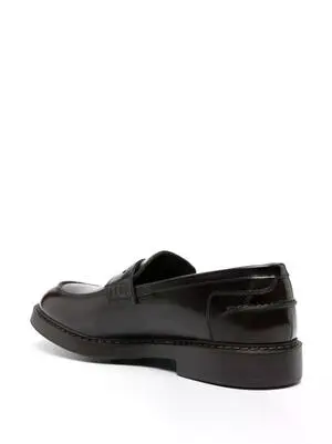 DOUCAL'S High-shine Leather Loafers