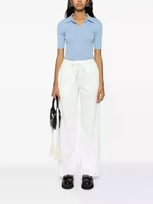 P.a.r.o.s.h Logo-embroidered Straight Trousers