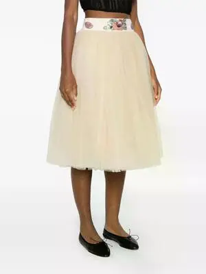 BODE Sunset Lily Midi Skirt