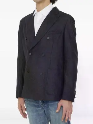 TONELLO Wool Double-breasted Blazer