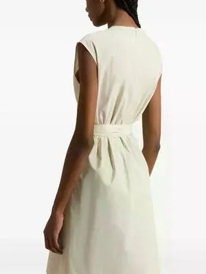 Woolrich Poplin Belted Dress - Neutrals