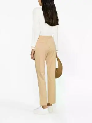 Eleventy Tapered Drawstring Trousers - Neutrals