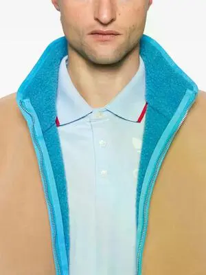 Adidas Zip-up Fleece Sweater With Embroidered Logo